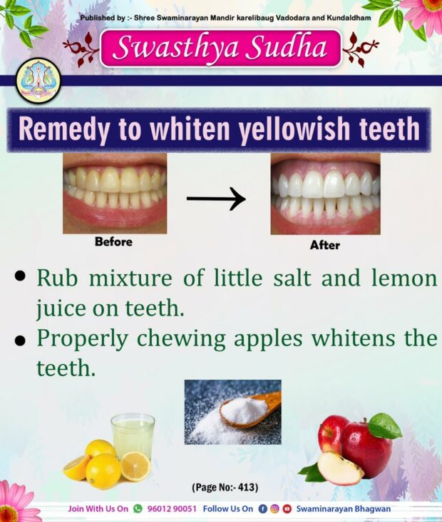 Health Tips | Swaminarayanbhagwan.org