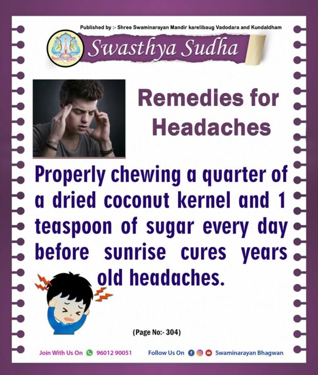 Health Tips | Swaminarayanbhagwan.org